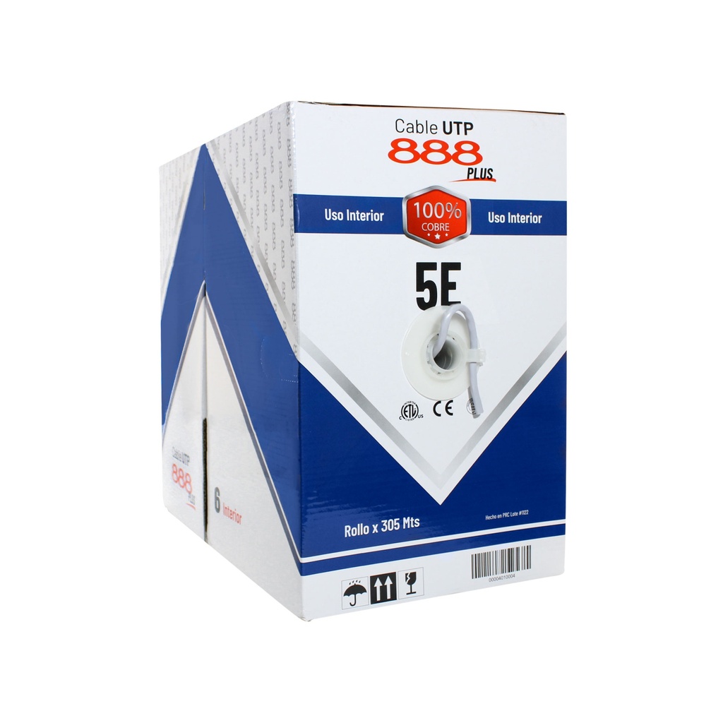 Cable UTP Interior Plus x 305 Mts | TYC COLOMBIA